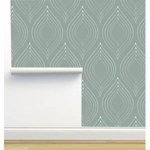 Limitless Walls Monor Designs 12' L x 2' W Texture Peel and Stick Wallpaper Roll | Wayfair